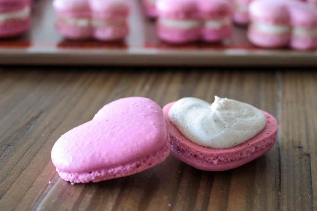 Valentine's Heart Macarons - Liv for Cake