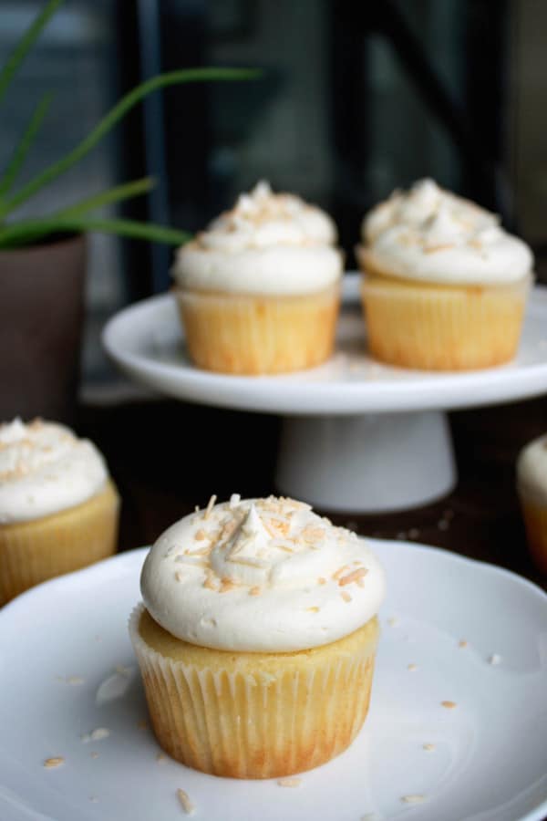 Coconut Cupcakes - Liv for Cake