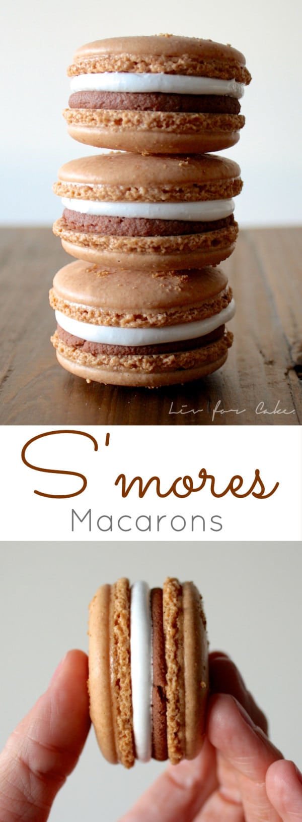 S'mores Macarons - Liv for Cake