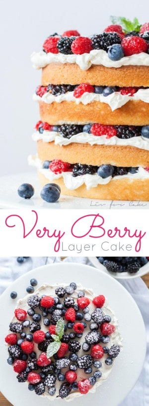 Berry Layer Cake - Liv for Cake