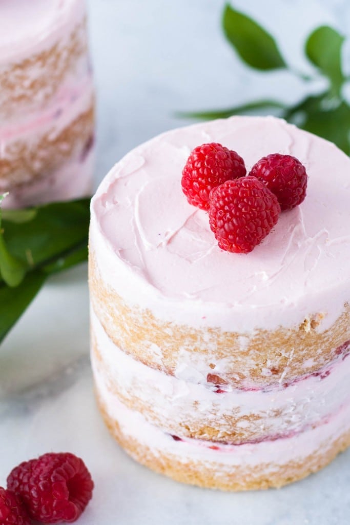 Raspberry Vanilla Mini Cakes - Liv for Cake