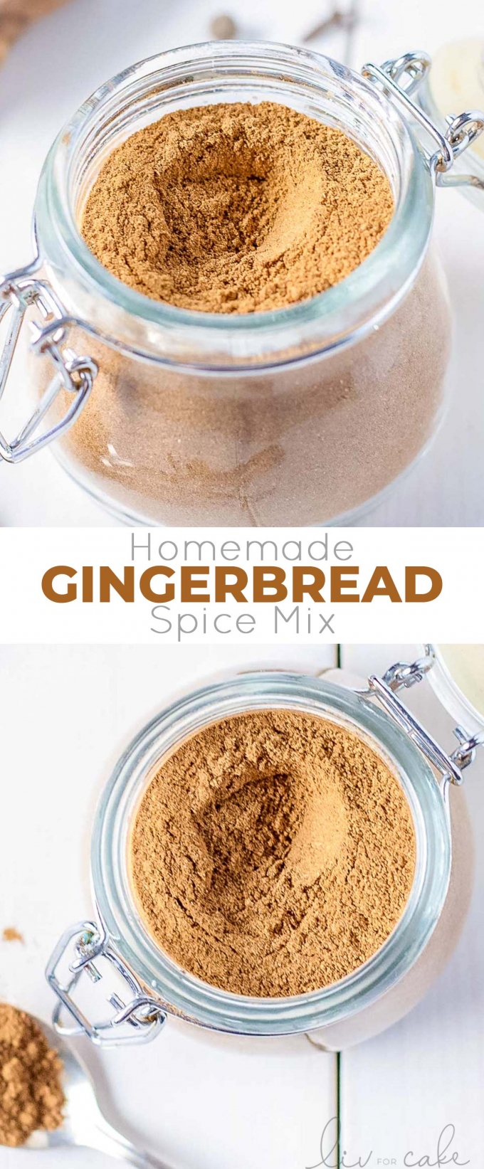 Homemade Gingerbread Spice Mix - Liv for Cake