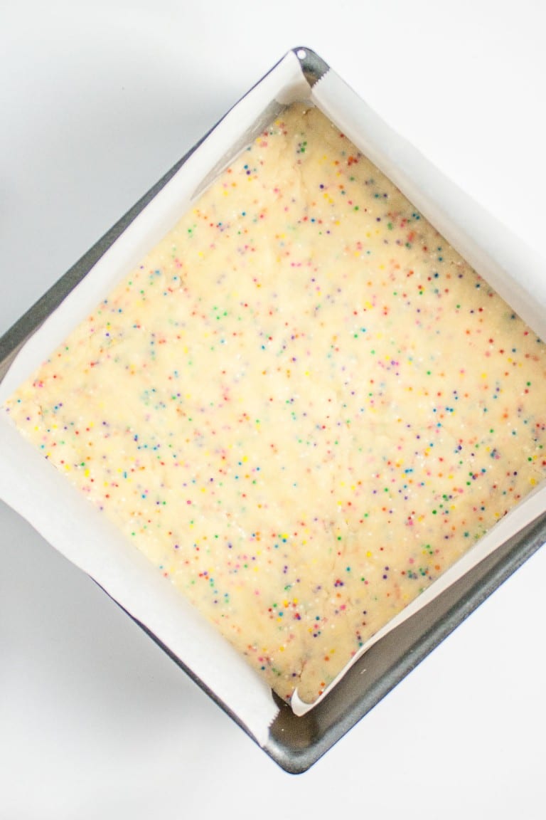 Rainbow Shortbread Bites - Liv for Cake