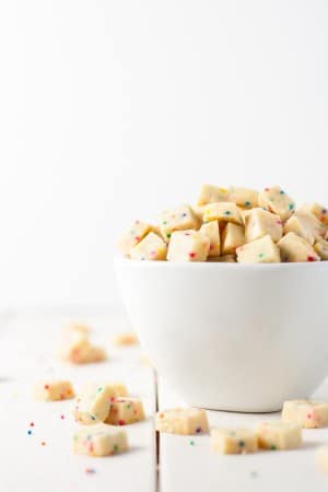 Rainbow Shortbread Bites - Liv for Cake