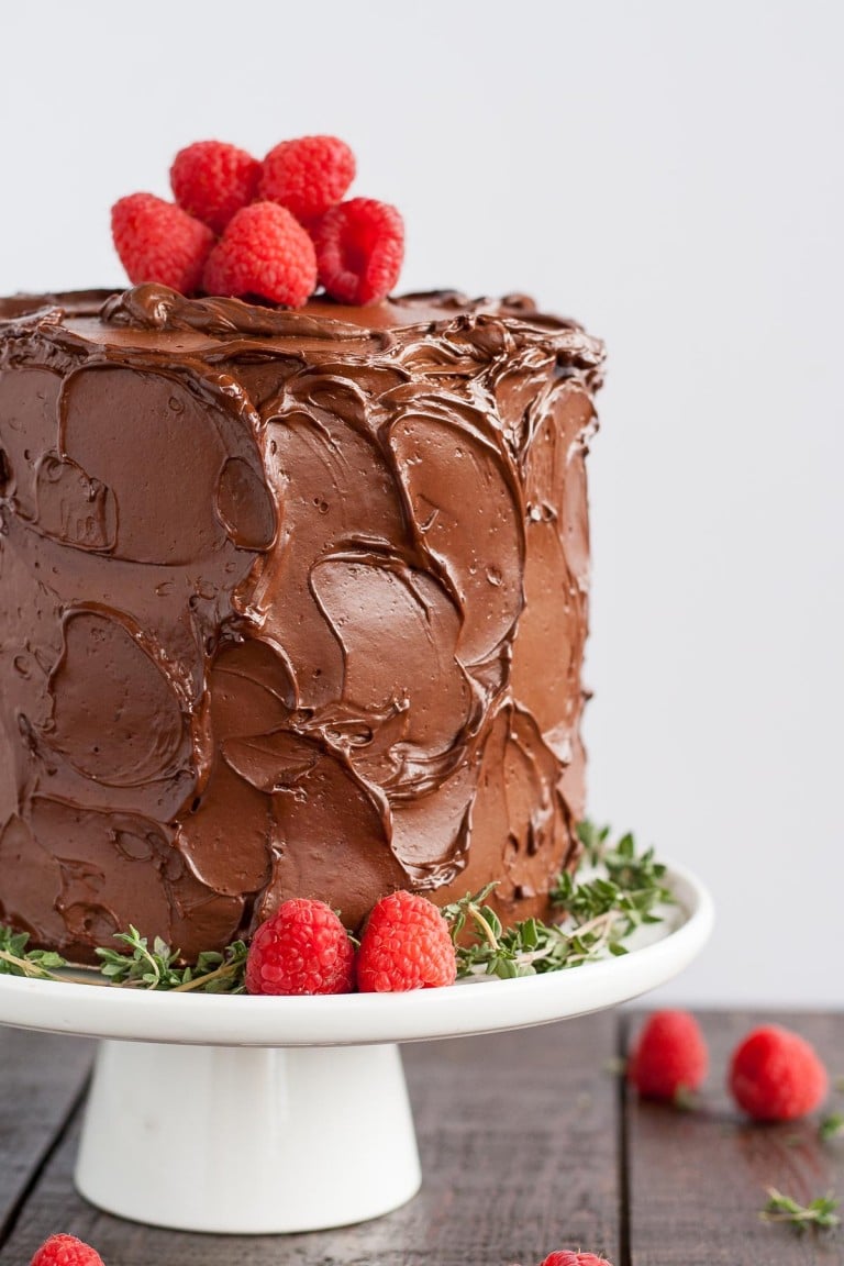 Chocolate Raspberry Cake - Liv for Cake