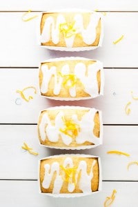 Mini Meyer Lemon Loaves - Liv for Cake