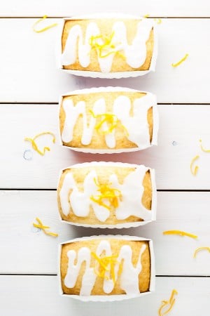 Mini Meyer Lemon Loaves - Liv for Cake