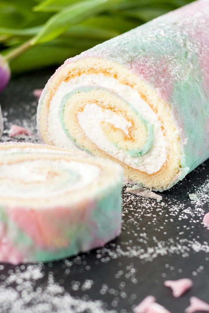 Watercolor Cake Roll - Liv for Cake