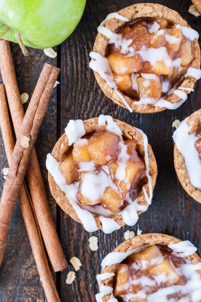 Apple Crisp Cookie Cups - Liv for Cake