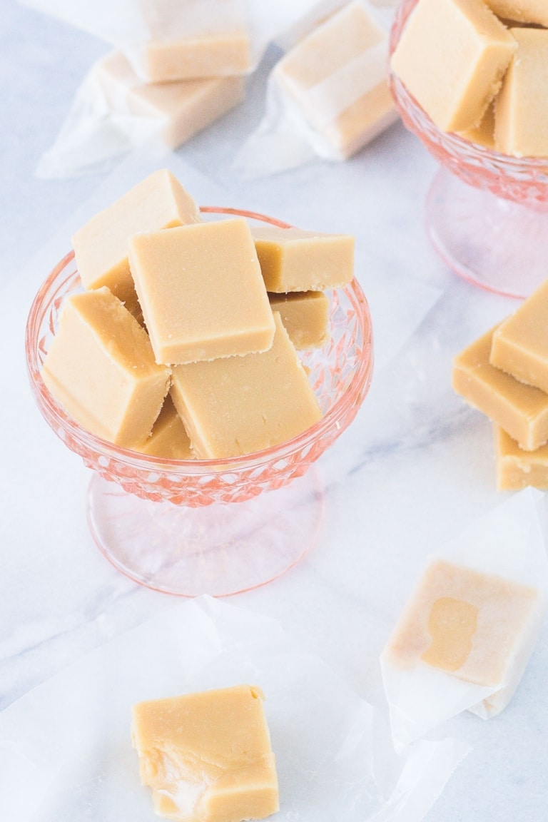 Cream Fudge (Polskie Krówki) - Liv for Cake