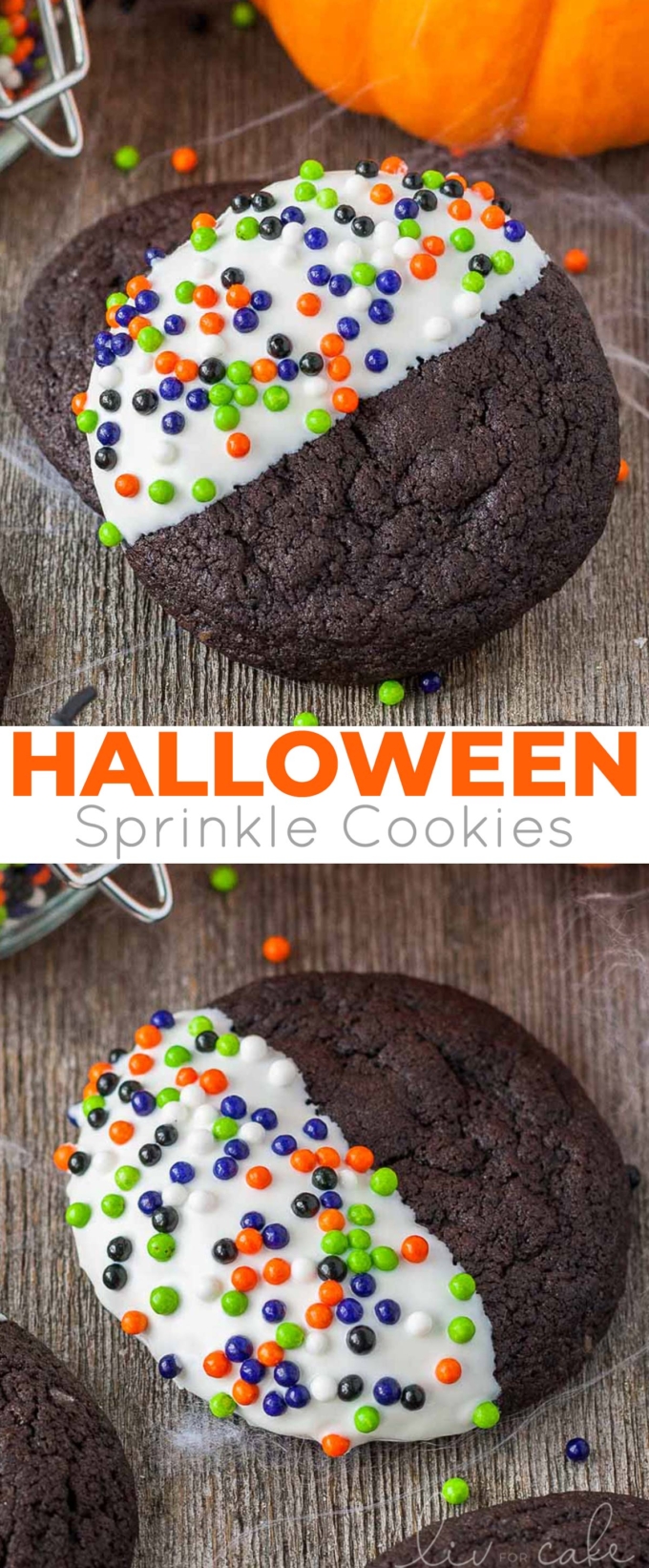 Halloween Sprinkle Cookies - Liv for Cake