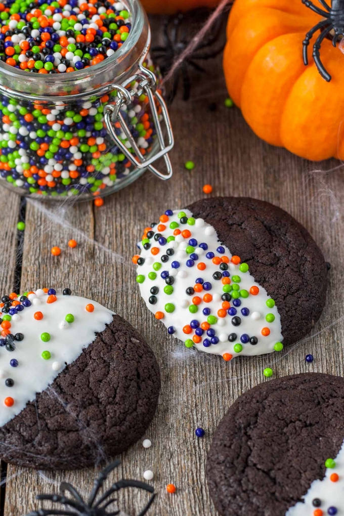Halloween Sprinkle Cookies - Liv for Cake