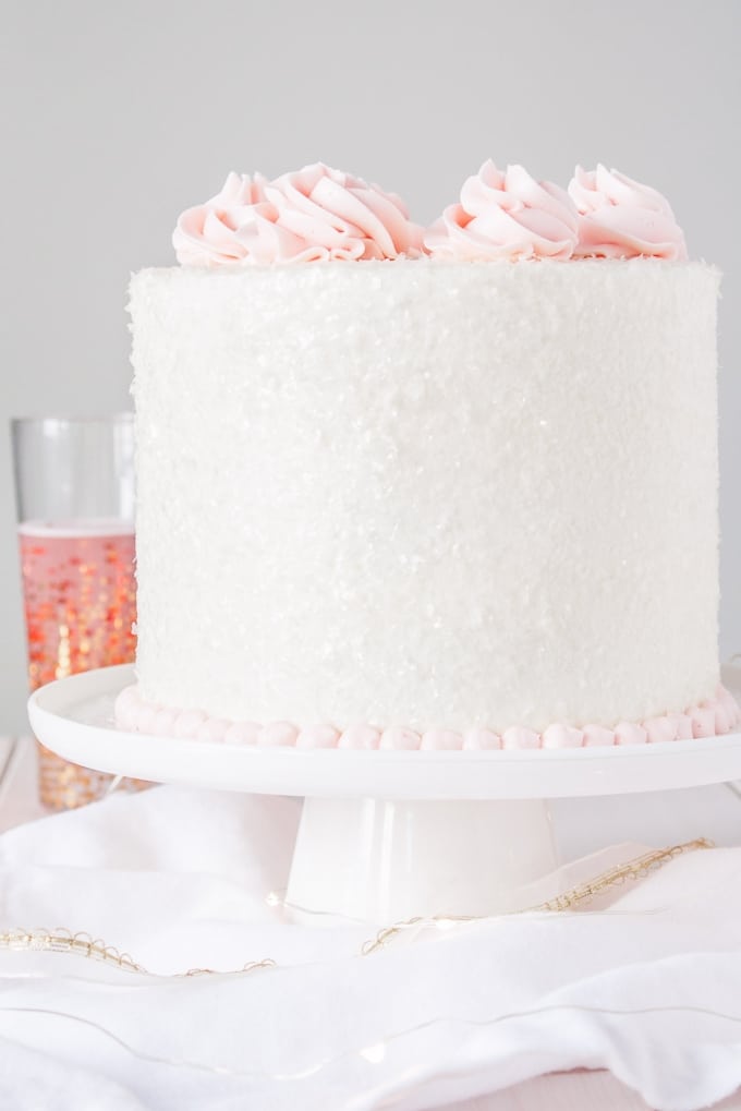 Pink Champagne Cake - Liv for Cake