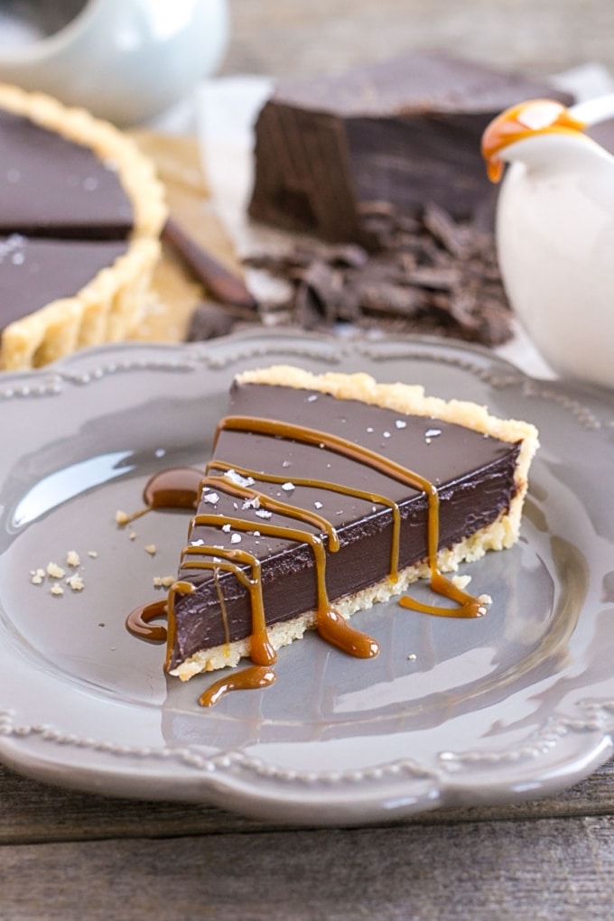 Dark Chocolate Tart - Liv for Cake