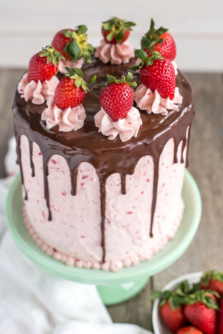 Chocolate Strawberry Cake - Liv for Cake