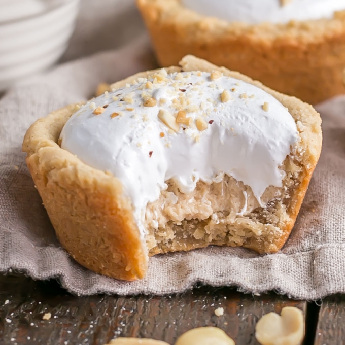 Fluffernutter Cookie Cups - Liv for Cake