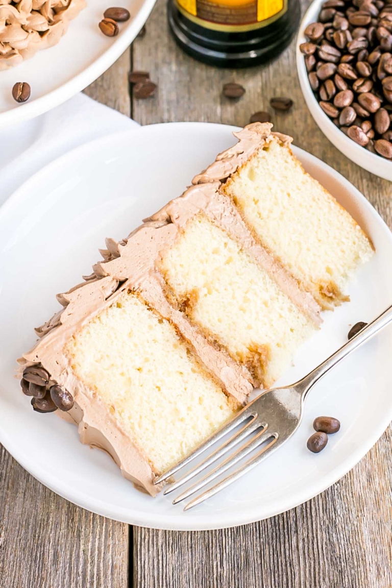 Kahlua Cake With Mocha Buttercream - Liv for Cake