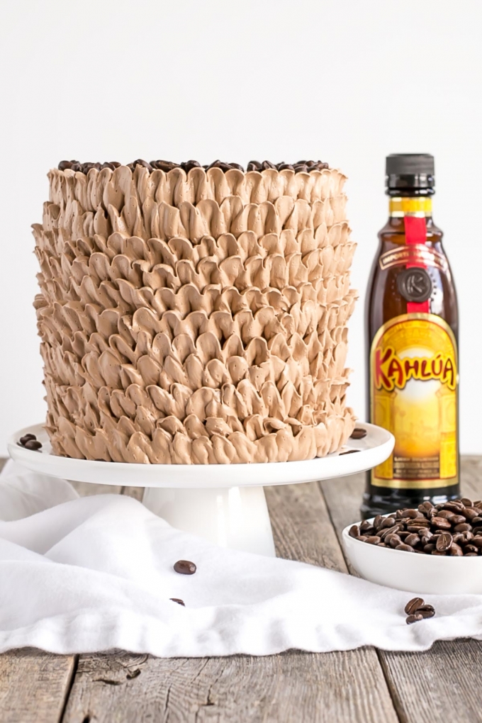 Kahlua Cake With Mocha Buttercream - Liv for Cake
