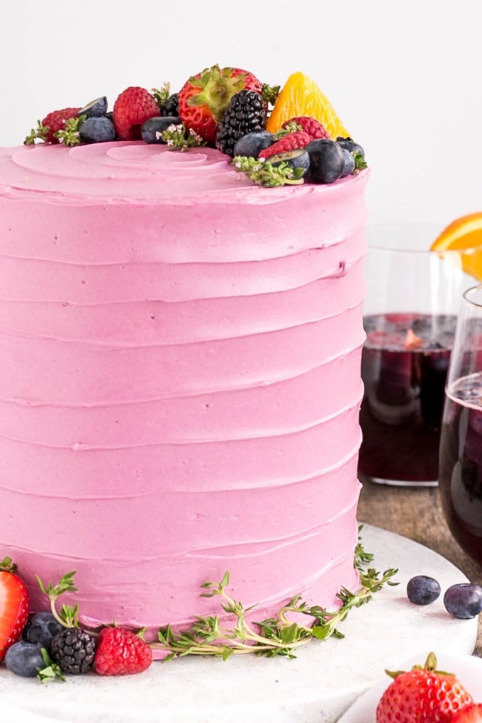 Sangria Cake - Liv for Cake