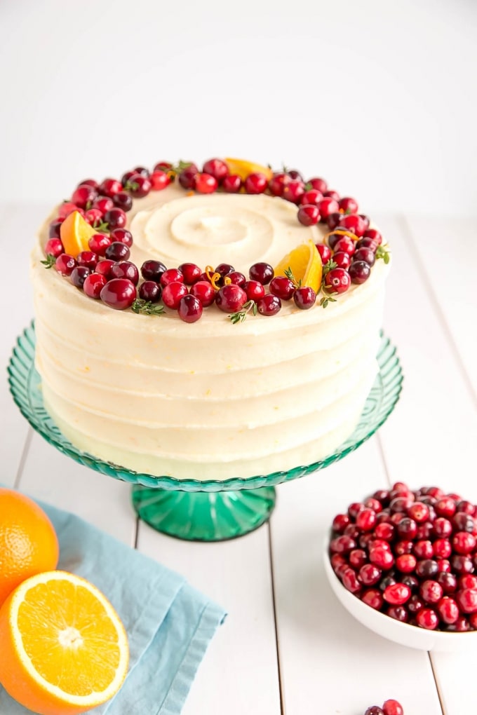 Cranberry Orange Cake - Liv for Cake