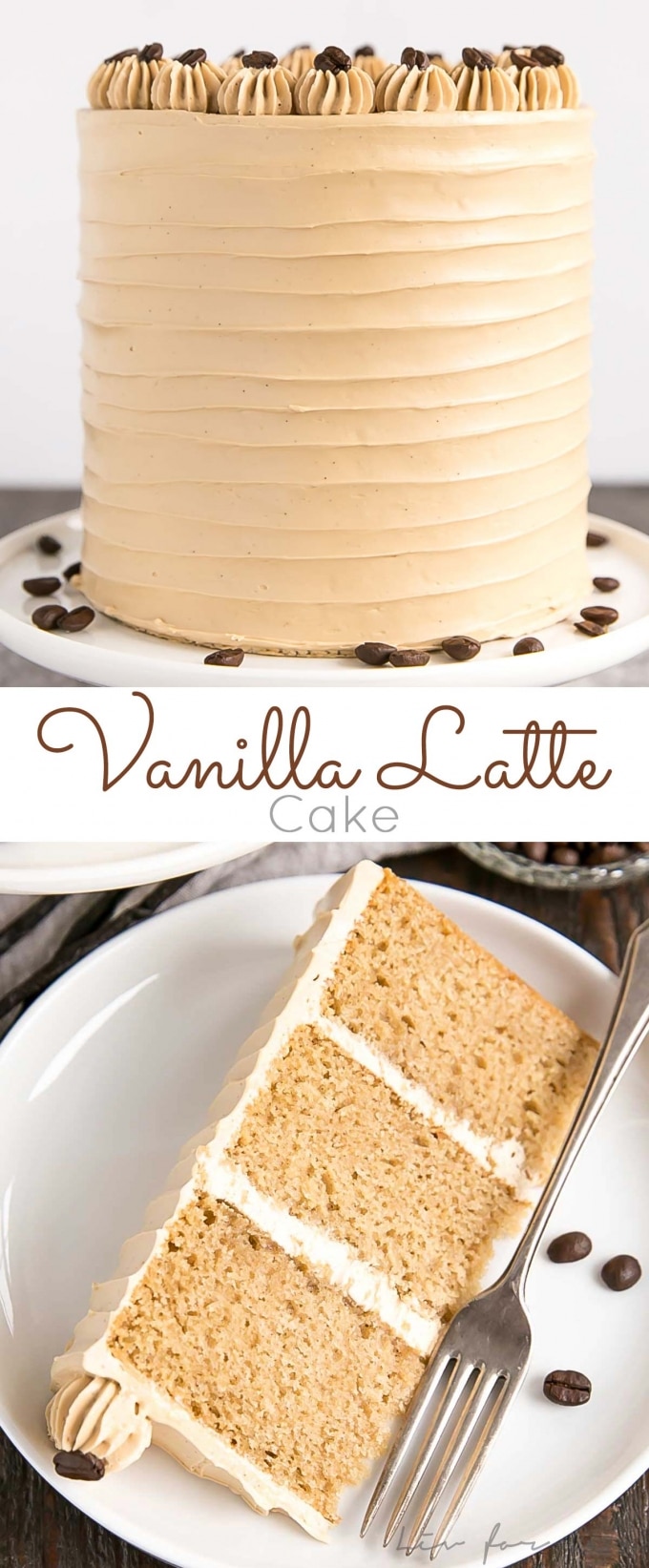 Vanilla Latte Cake - Liv for Cake
