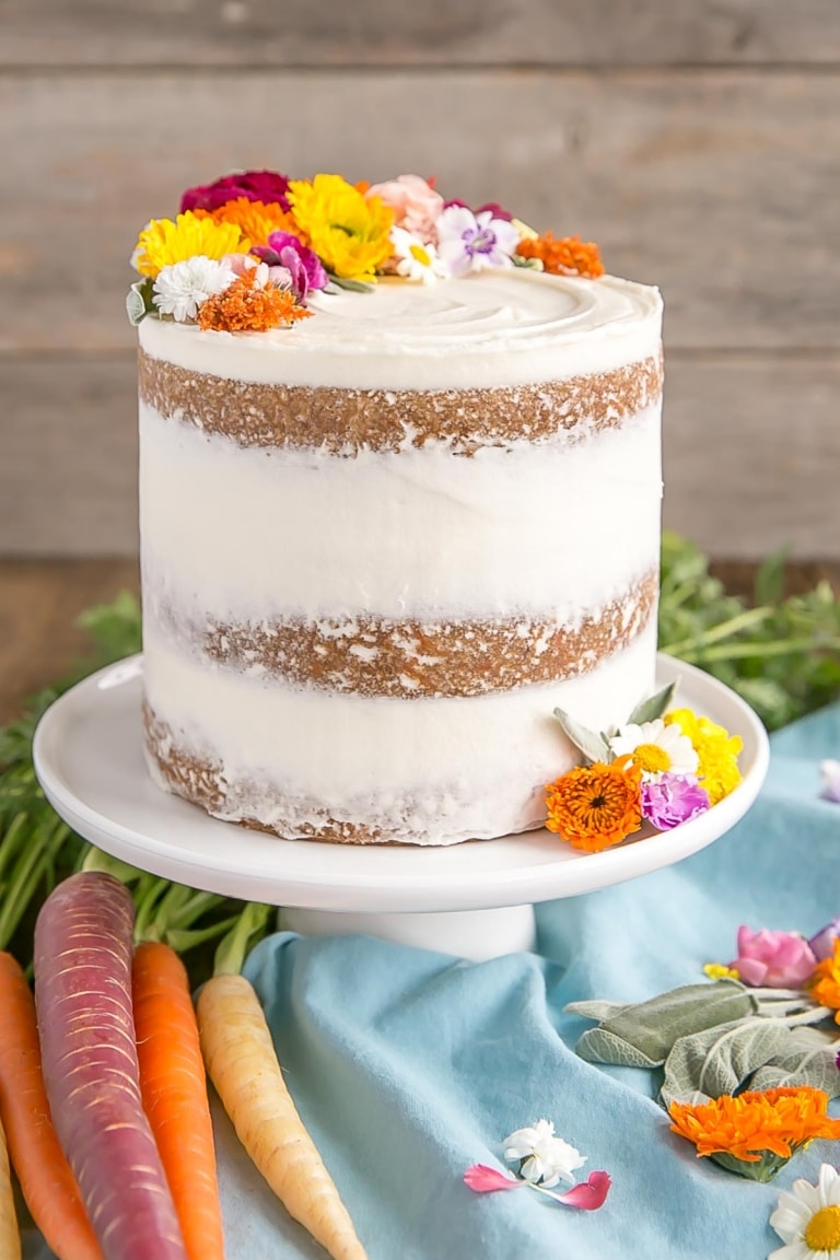 Carrot Cake with Cream Cheese Frosting - Liv for Cake