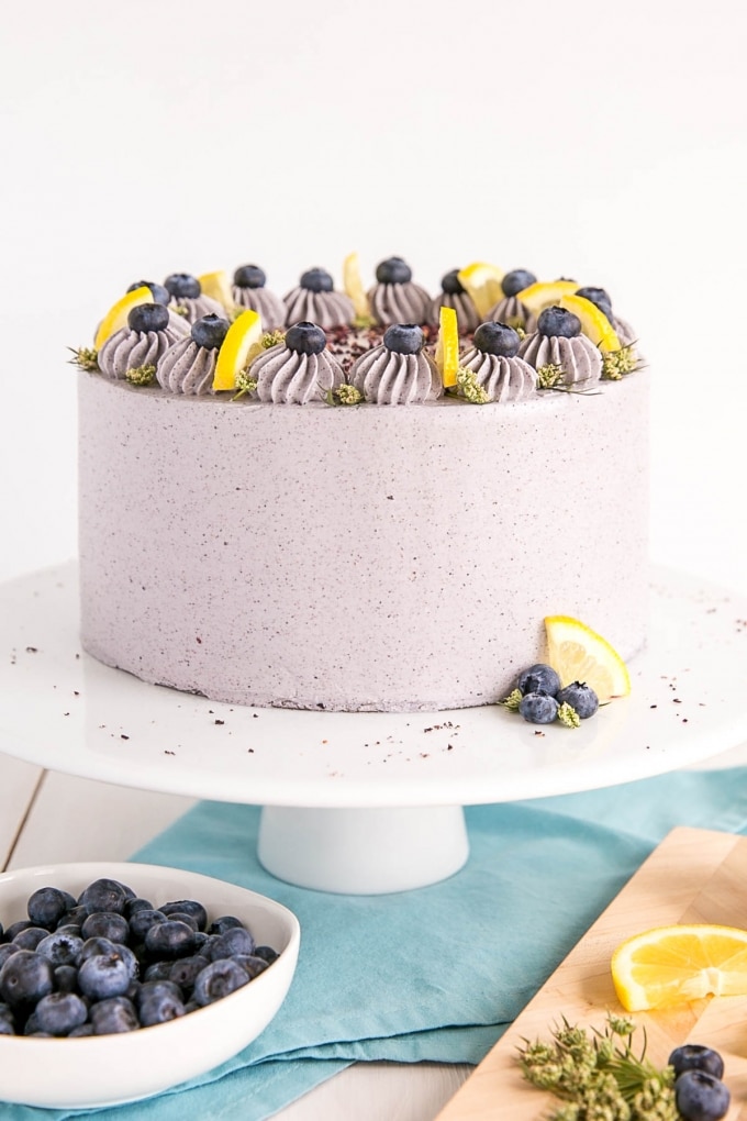 Lemon Blueberry Cake - Liv for Cake