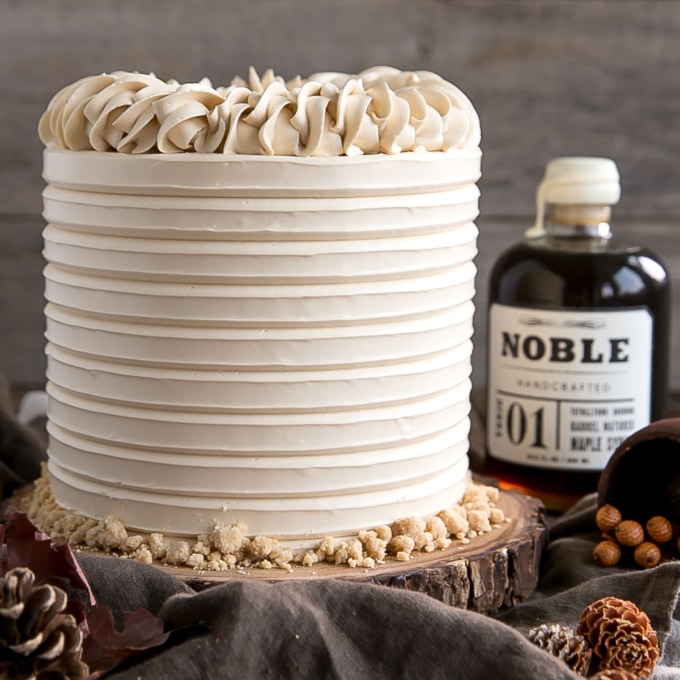 Maple Cake with Maple Streusel - Liv for Cake