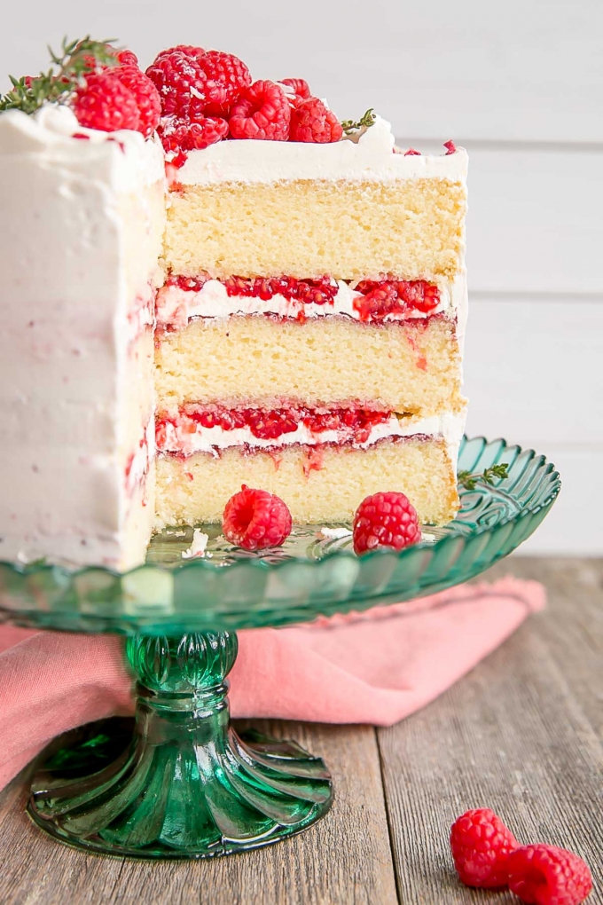 White Chocolate Raspberry Cake - Liv for Cake