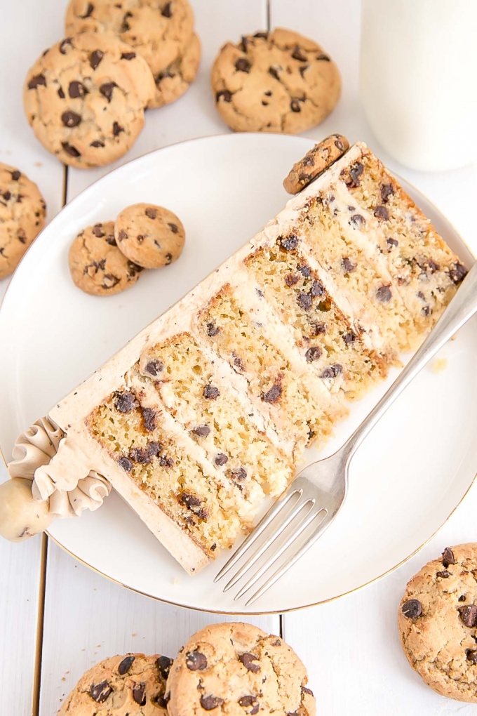 Chocolate Chip Cookie Cake - Liv for Cake