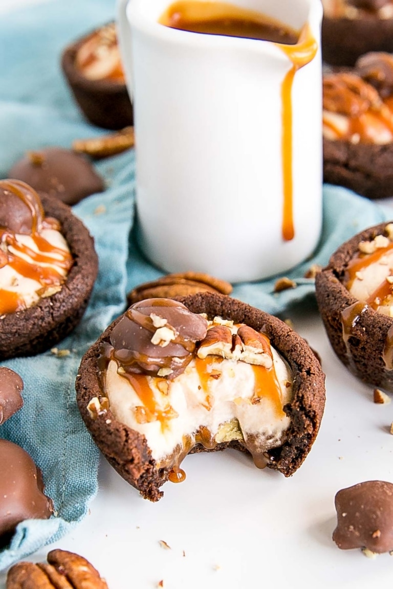 Turtle Cookie Cups - Liv for Cake