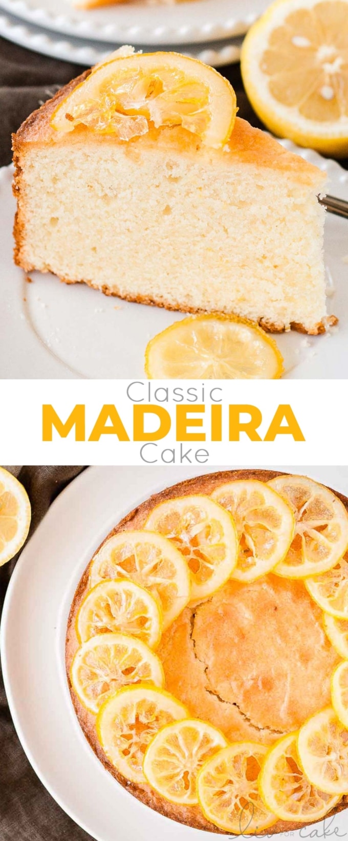 Classic Madeira Cake - Liv for Cake