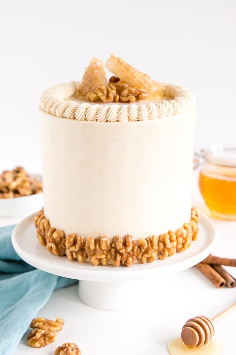 Honey Walnut Cake - Liv for Cake